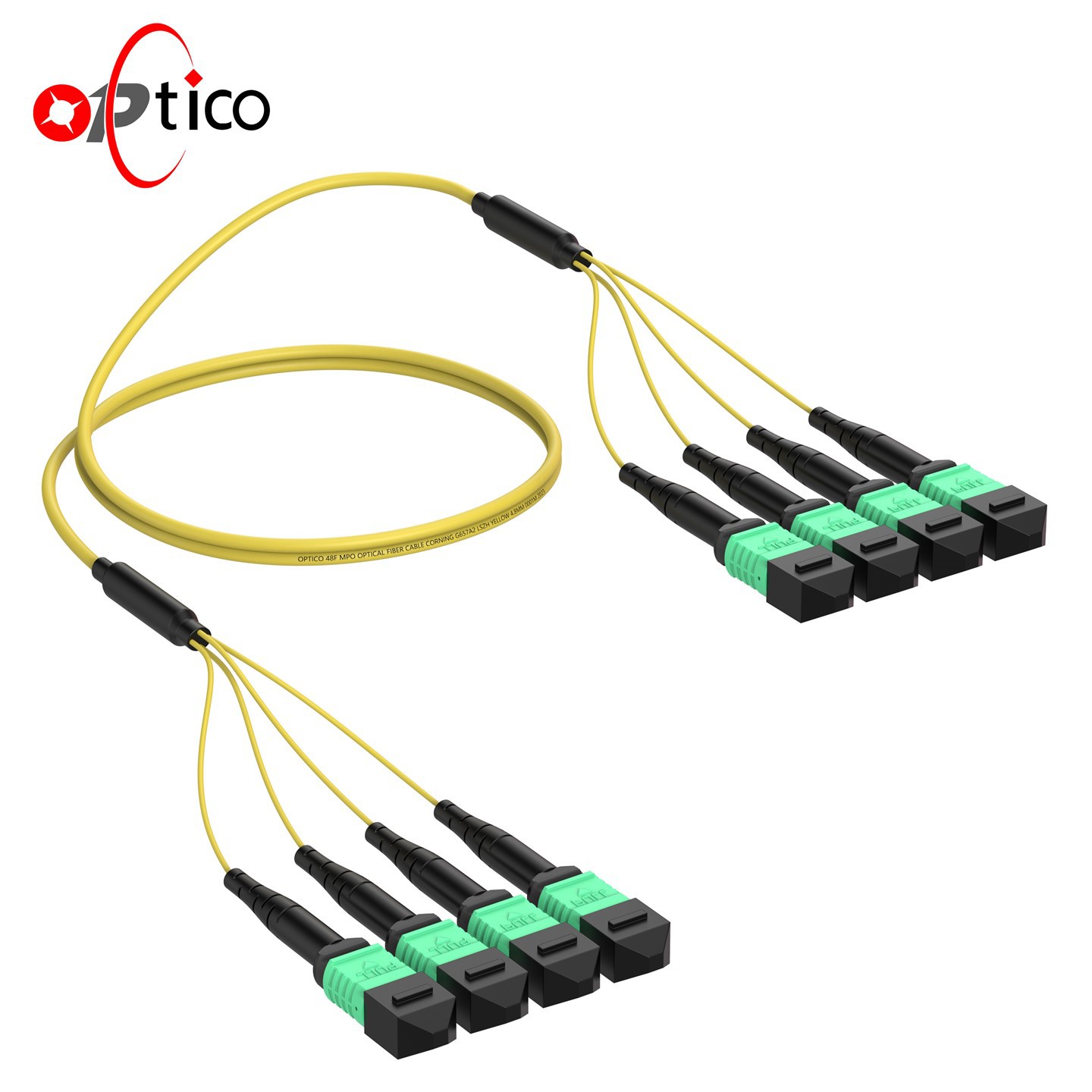 China 48F 4x12F MTP MPO To 4x12F MTP MPO Fiber Trunk Cable OS2 APC Manufacturers and Suppliers ...